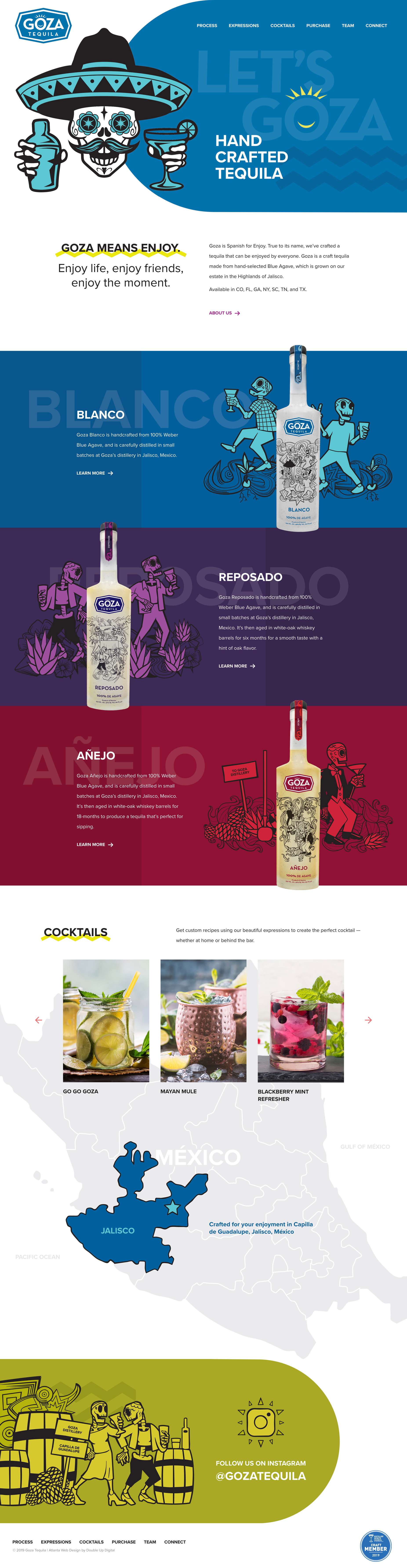 Goza Tequila | Our Work | Double Up Digital